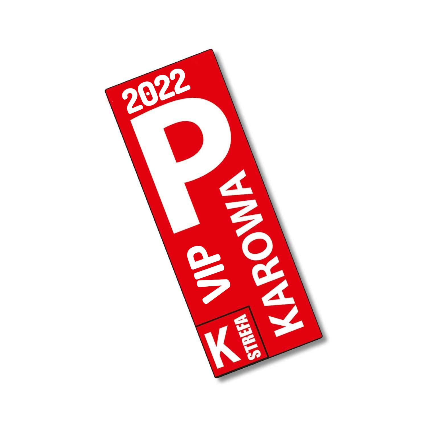 Nalepka parkingowa Parking Karowa VIP Rajd Barbórka 2022 Parking VIP ...